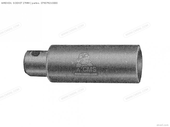 079079210000: Wrench, Socket 27mm Honda - buy the 07907-9210000 at CMSNL