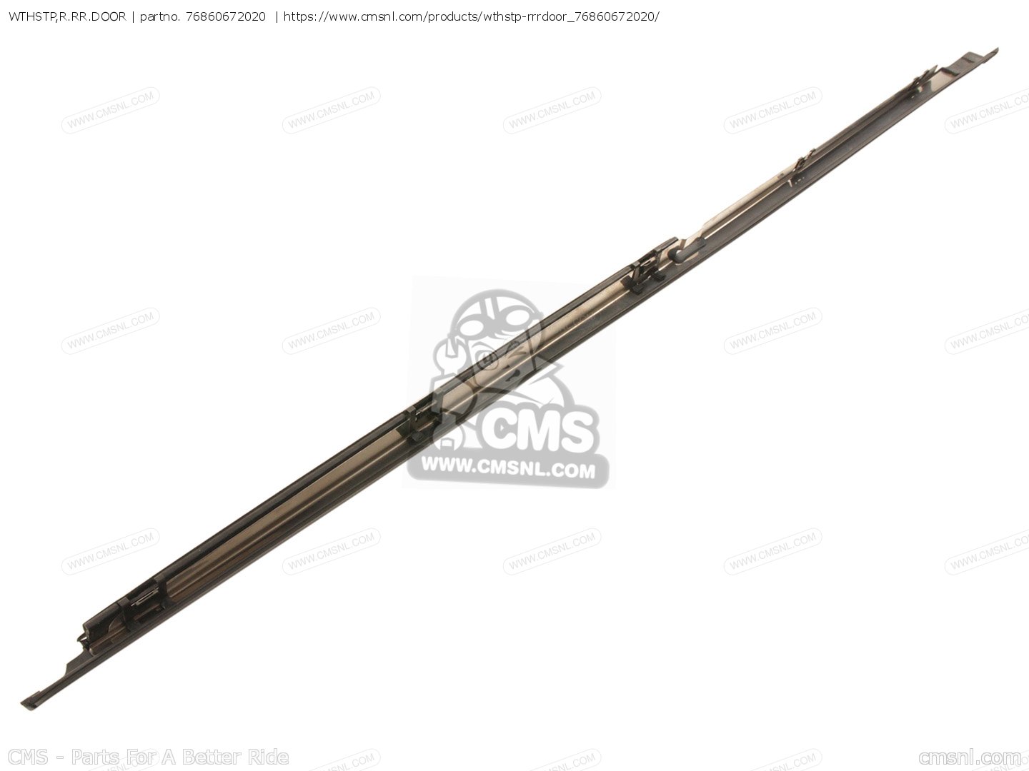 76860672020: WTHSTP,R.RR.DOOR Honda - buy the 76860-672-020 at CMSNL
