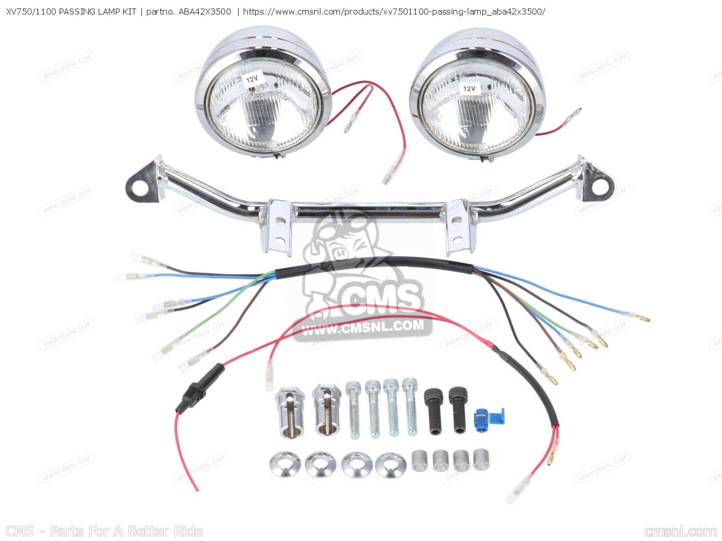 ABA42X3500: XV750/1100 PASSING LAMP KIT Yamaha - buy the ABA-42X35-00 ...