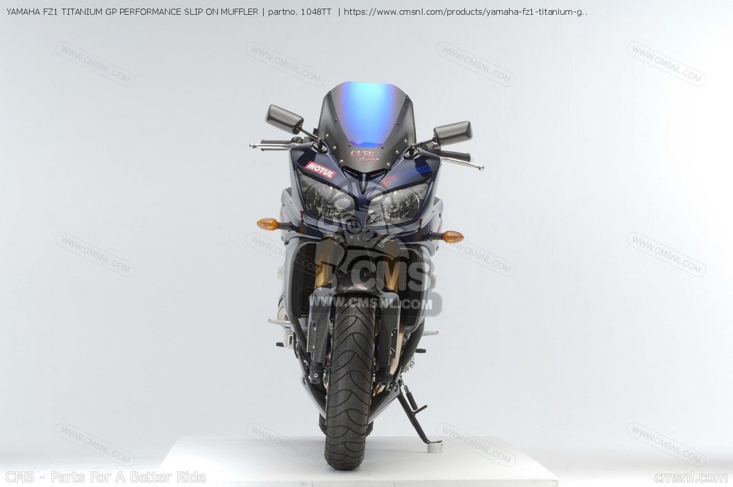 YAMAHA FZ1 TITANIUM GP PERFORMANCE SLIP ON MUFFLER for Over Racing ...