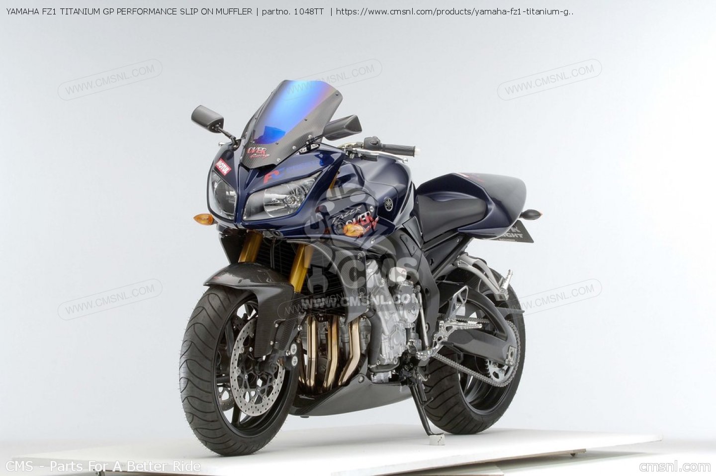 YAMAHA FZ1 TITANIUM GP PERFORMANCE SLIP ON MUFFLER for Over Racing ...