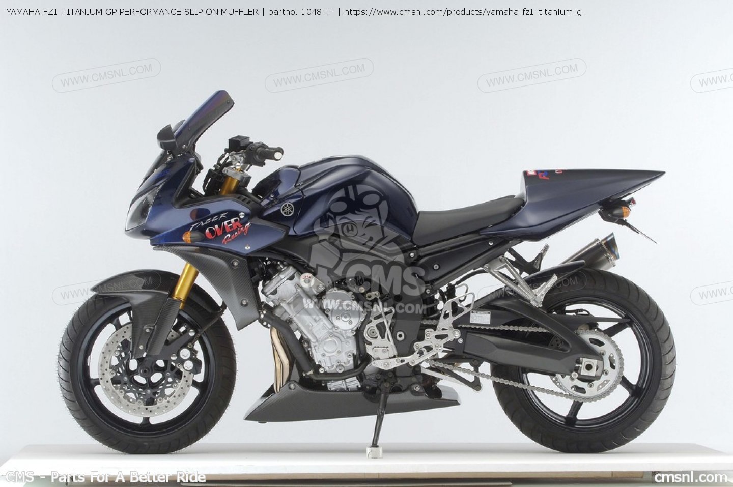 1048TT: YAMAHA FZ1 TITANIUM GP PERFORMANCE SLIP ON MUFFLER Over Racing ...