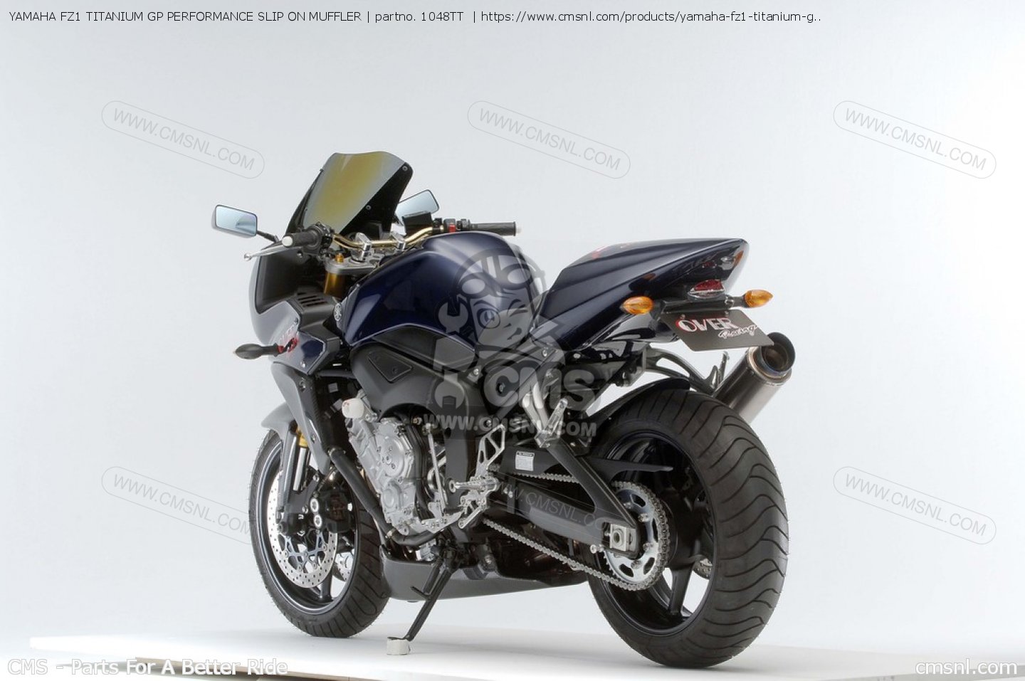 1048TT: YAMAHA FZ1 TITANIUM GP PERFORMANCE SLIP ON MUFFLER Over Racing ...