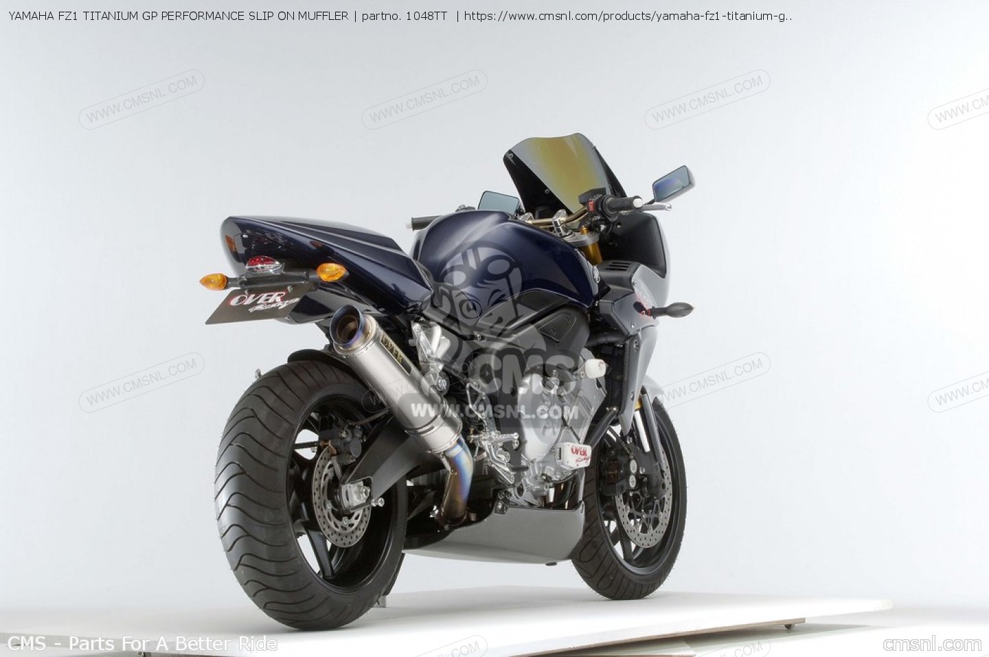 1048TT: YAMAHA FZ1 TITANIUM GP PERFORMANCE SLIP ON MUFFLER Over Racing ...