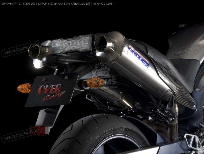 YAMAHA MT 01 TITANIUM SIP-ON (WITH CARBON FIBER COVER) for EXHAUST ...