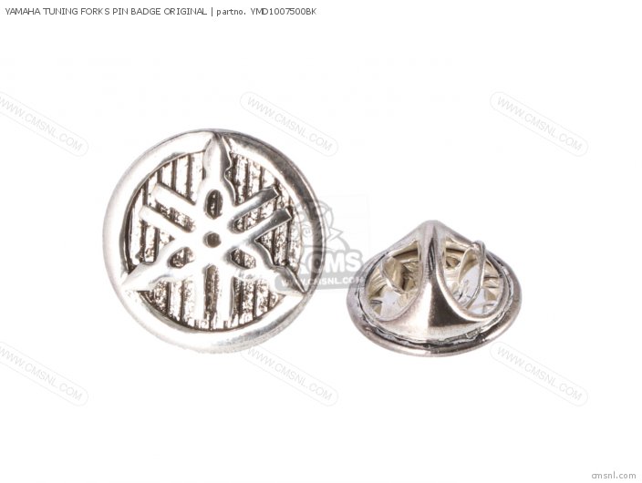 YMD1007500BK: YAMAHA TUNING FORKS PIN BADGE ORIGINAL Yamaha - buy the ...
