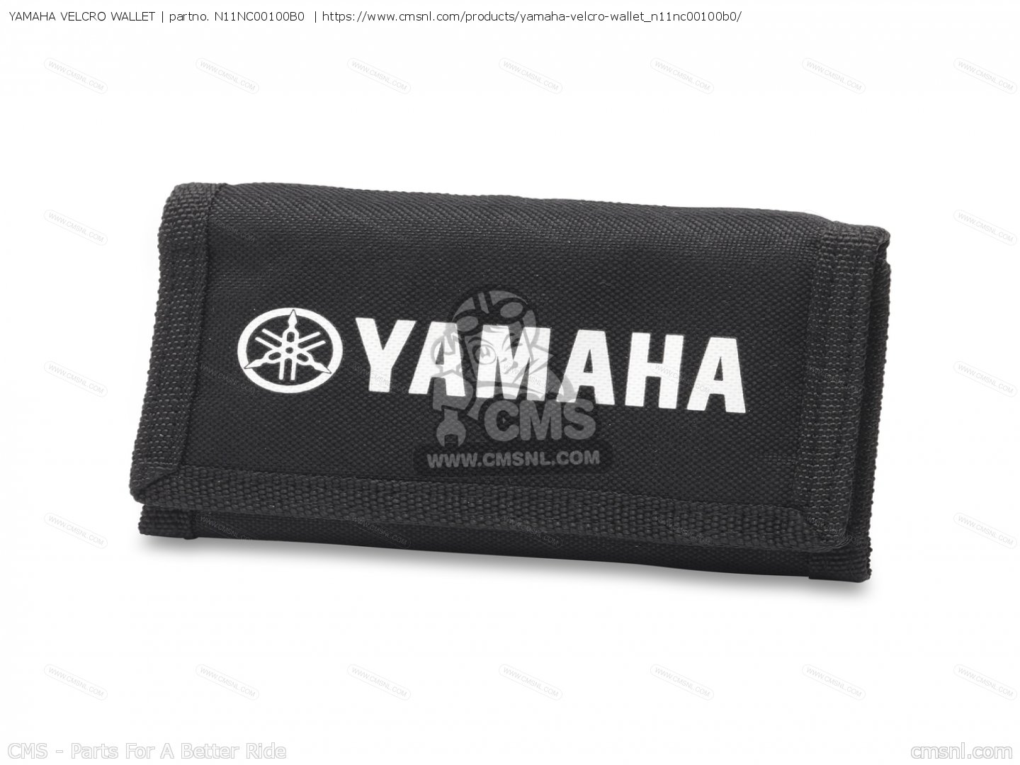 N11NC00100B0: YAMAHA VELCRO WALLET Yamaha - buy the N11-NC001-00-B0 at ...