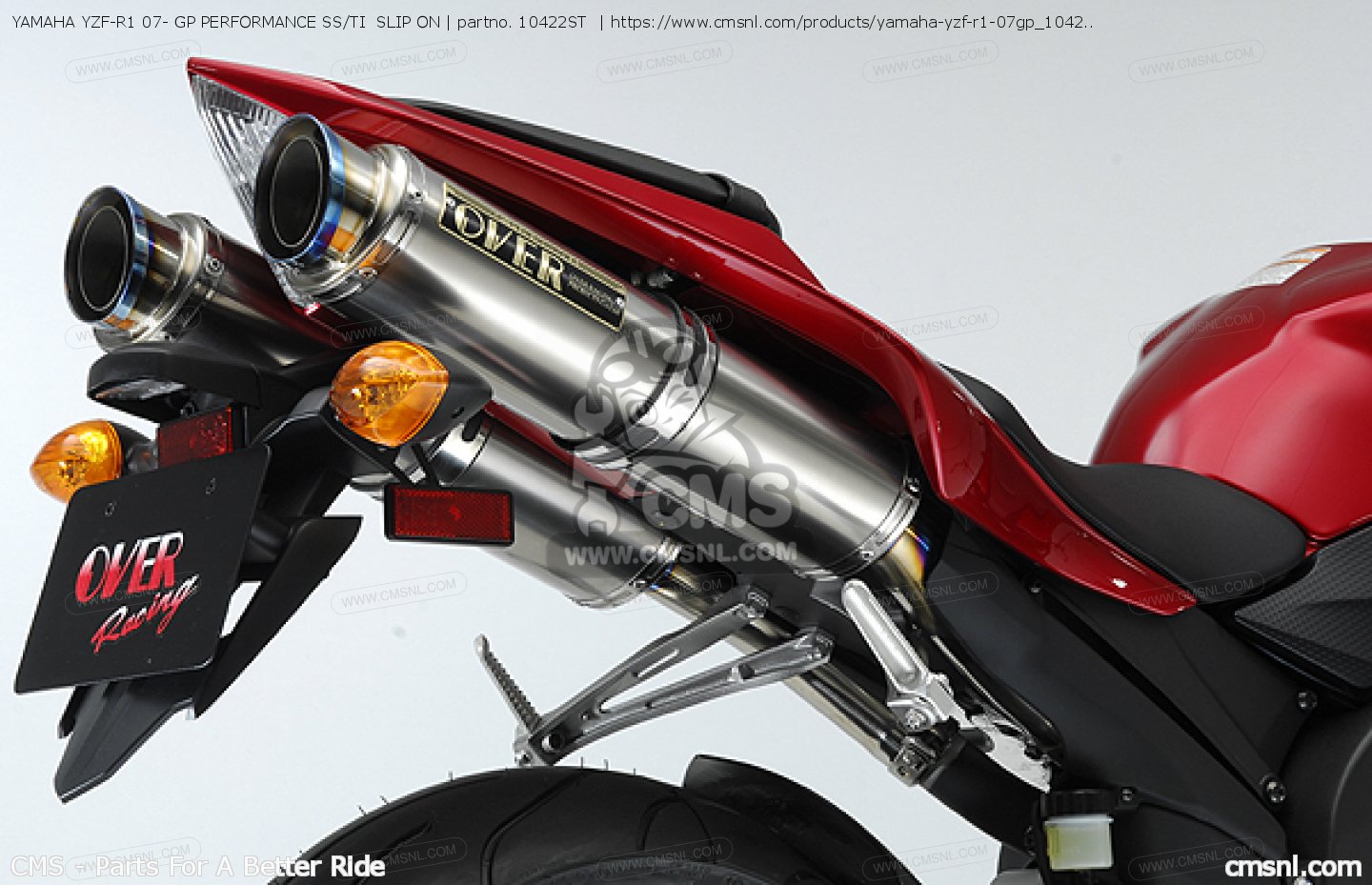 YAMAHA YZF-R1 07- GP PERFORMANCE SS/TI SLIP ON for EXHAUST SYSTEMS ...