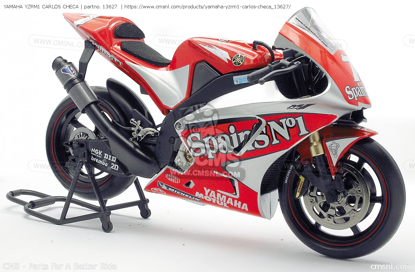 13627: Yamaha Yzrm1 Carlos Checa Honda - buy the 13627- at CMSNL