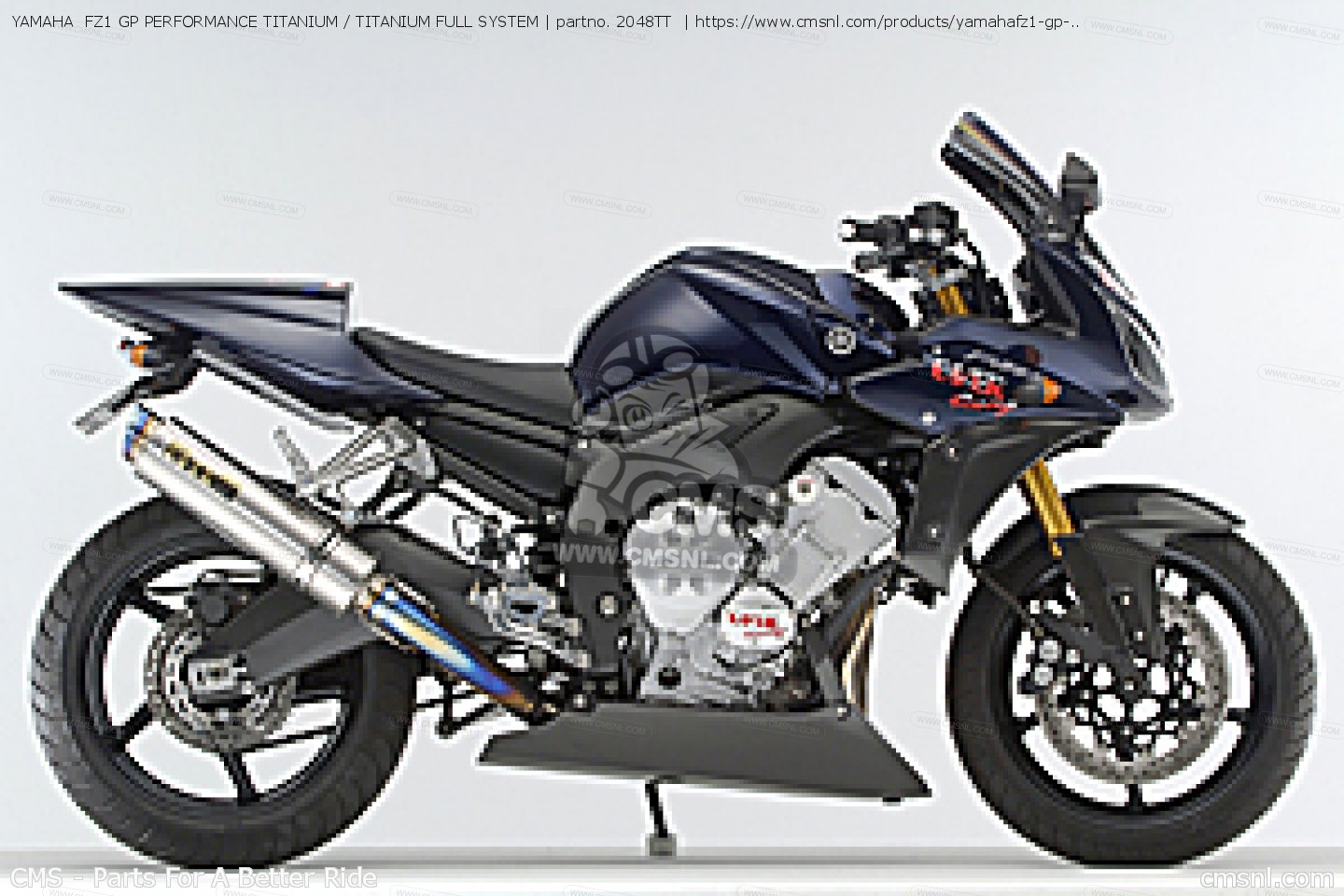 2048TT: Yamaha Fz1 Gp Performance Titanium / Titanium Full System Over ...