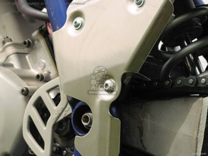 ENDW07400010: Yz125/250 Frame Guards 03 04 Yamaha - buy the END-W0740 ...